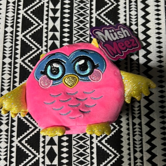 mush meeze | Toys | Olivia Owl Mush Meez Squishy Toy Pink Yellow | Poshmark